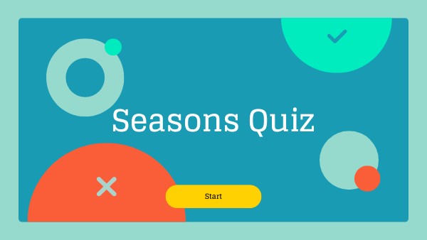 Quiz seasons | Genially