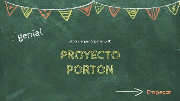 PRESENTACION PROYECTO | Genially