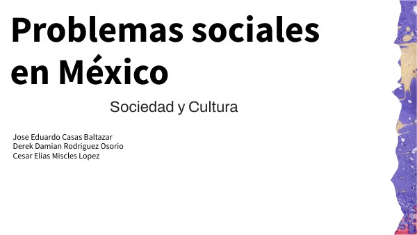 Problemas Sociales