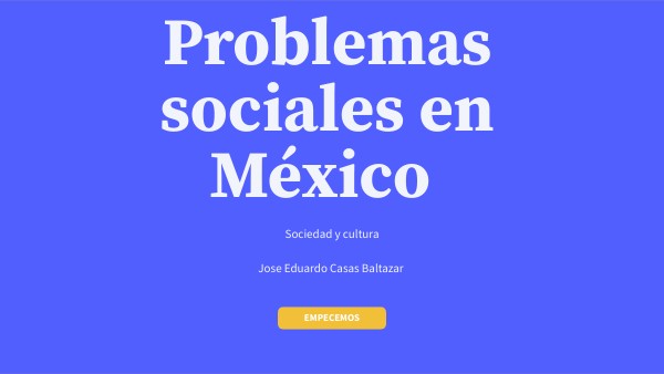 Problemas sociales | Genially