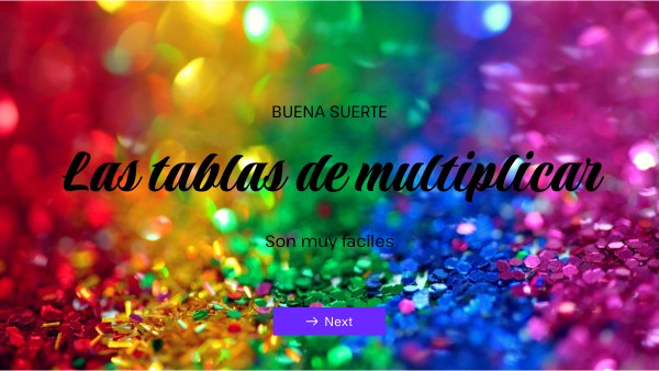 Tablas de multiplicar | Genially