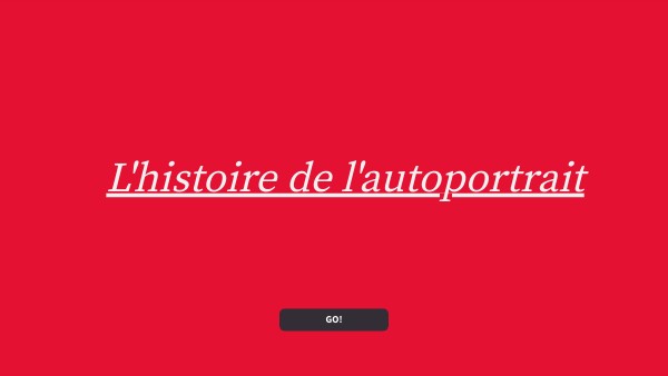 L'autoportrait | Genially