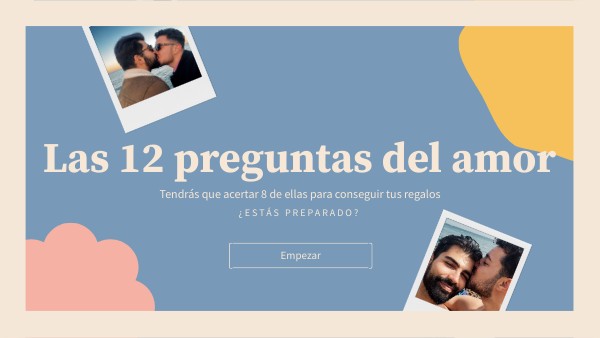 Las 12 preguntas del amor | Genially