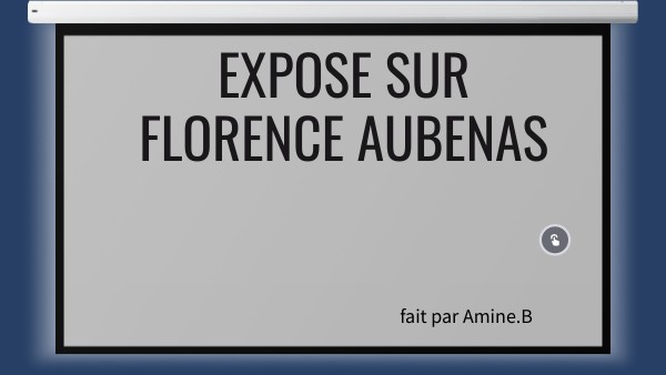 expose sur FLORENCE AUBENAS