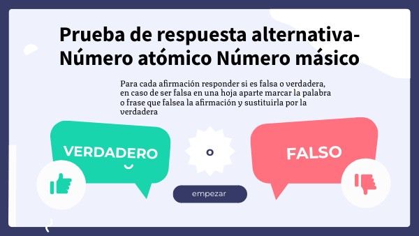 QUIZ VERDADERO O FALSO