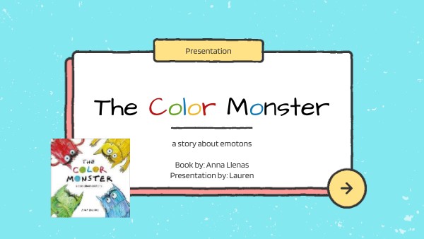 ANIMATED SKETCH PRESENTATION: The Color Monster | Genially