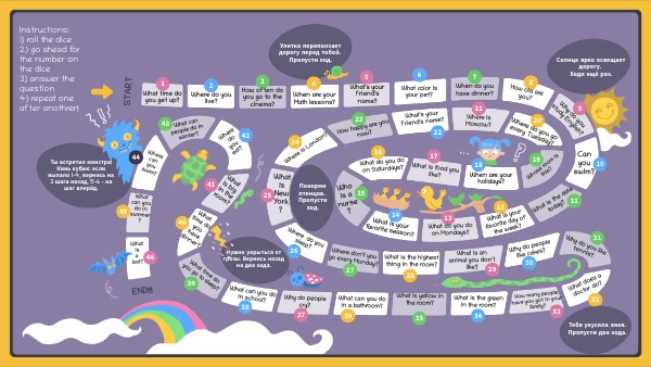 BOARD GAME Questions | Genially