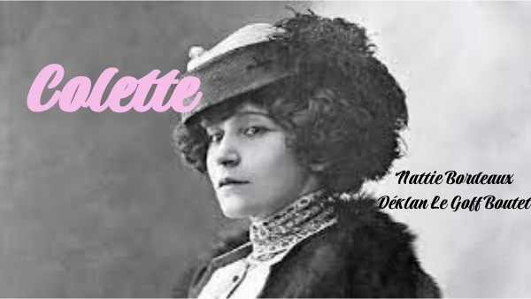 Colette exposé | Genially