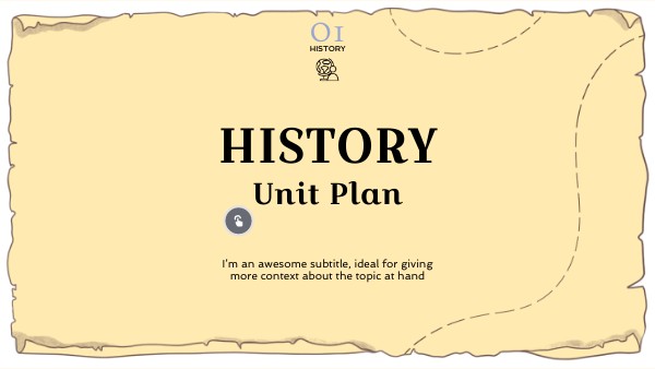 HISTORY UNIT PLAN
