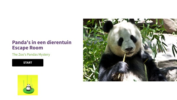 Pandas Escape Room | Genially
