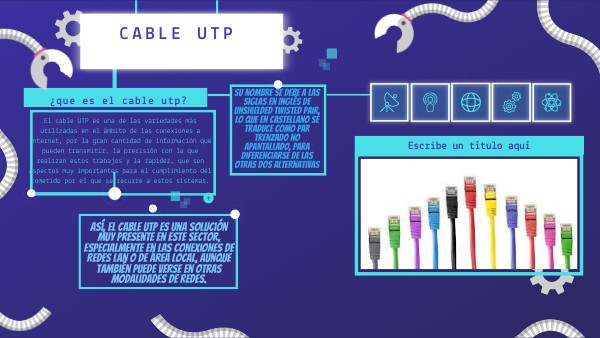 info del cable utp y fibra optica