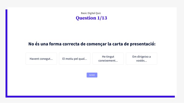 BASIC DIGITAL QUIZ