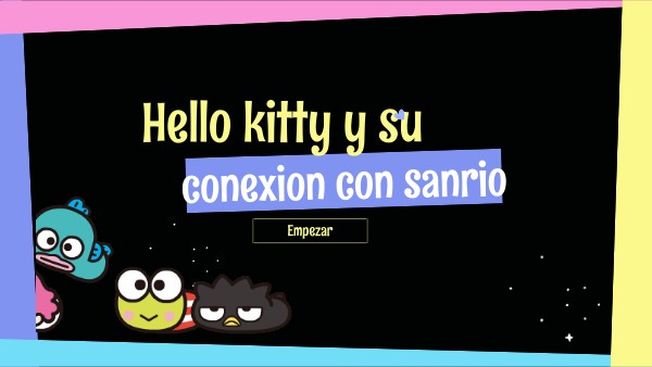 Hello kitty y su conexión en Sanrio