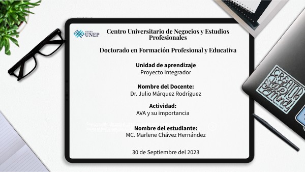 PRESENTACIÓN AVA (MARLENE CHÁVEZ)