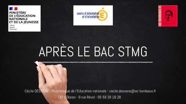 Après le lycée Bac STMG