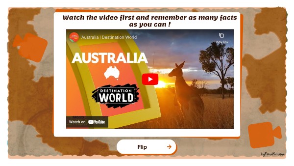 Australia quiz by ElenaFomkina | Genially