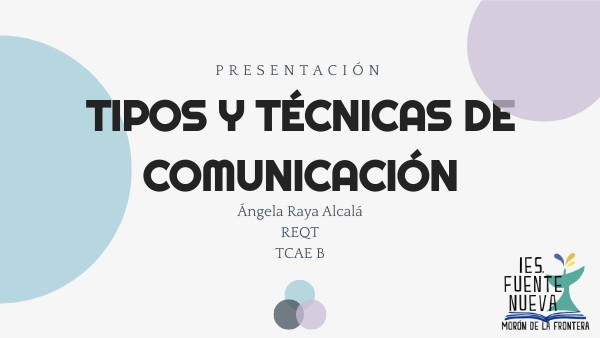 PRESENTACIÓN COMUNICACION ANGELA RAYA