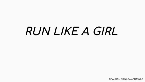 RUN LIKE A GIRL | Genially