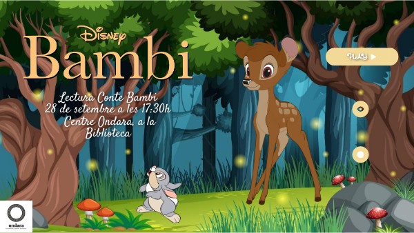 Bambi conte interactiu