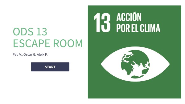 ODS 13 Escape room | Genially