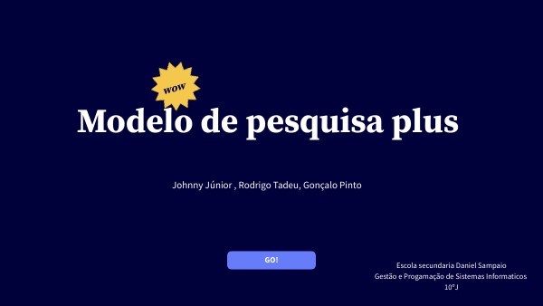 BASIC DARK PRESENTATION | Genially