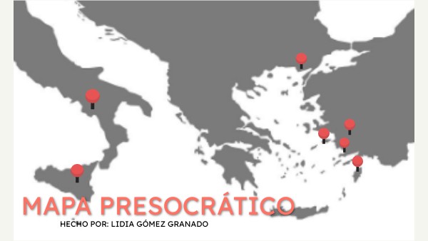 MAPA PRESOCRÁTICO | Genially
