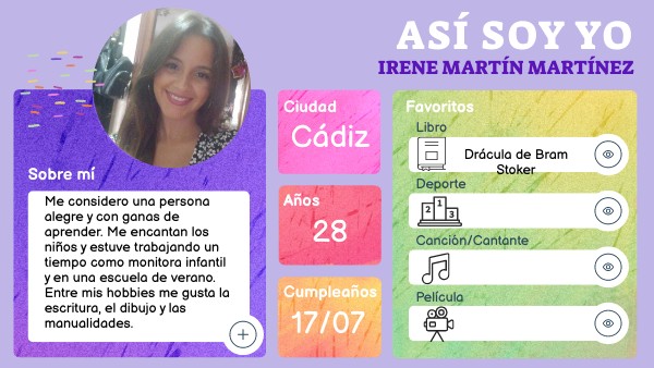 TARJETA ASÍ SOY YO | Genially