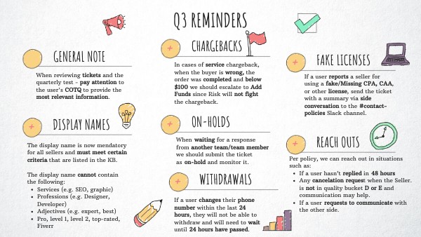 Q3 Reminders | Genially