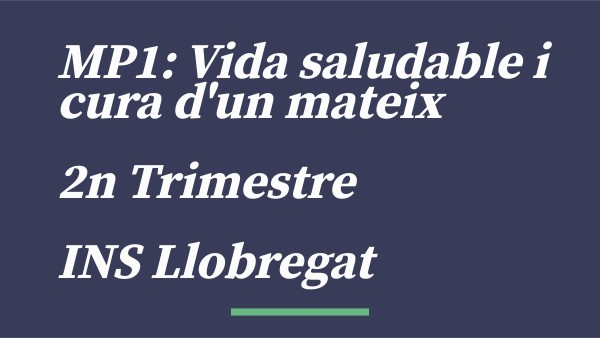 MP1: 2n trimestre | Genially