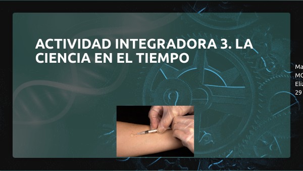 Actividad Integradora 3. modulo 8 | Genially