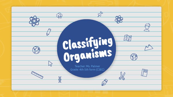 Classification of Living Things | Genially