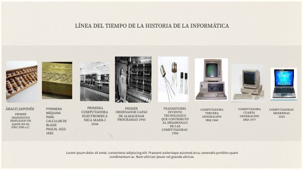LINEA DEL TIEMPO ¨HISTORIA DE LA INFORMÁTICA ¨ | Genially