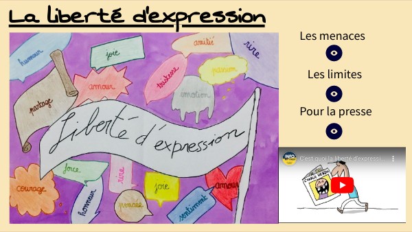 La liberté d'expression
