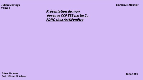E33 partie 2