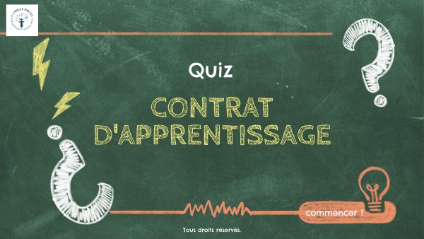 Formation MATU - Questionnaire sur le contrat d'apprentissage | Genially