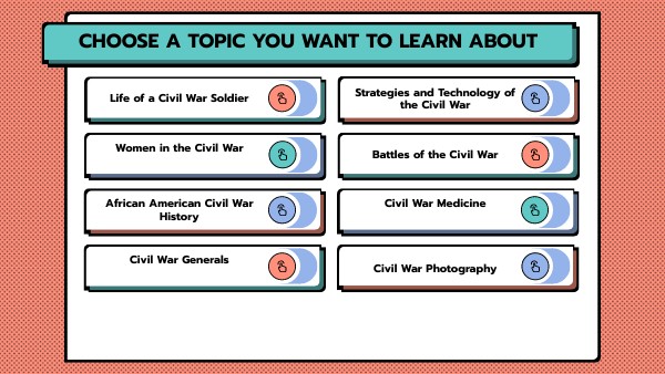 Copy - Civil War Choice Board