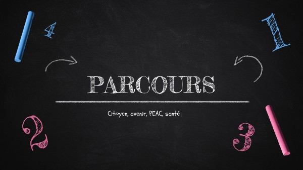 présentation des parcours