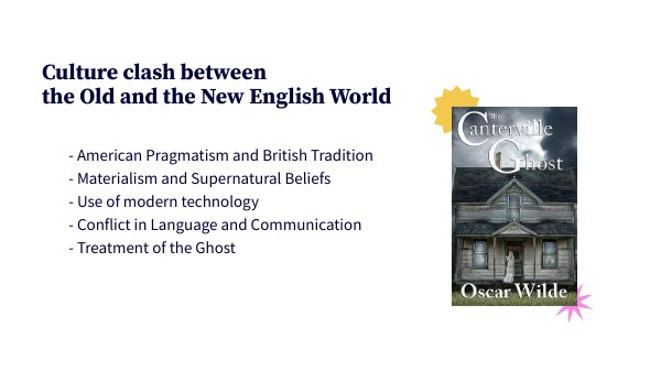 CANTERVILL GHOST CULTURE CLASH BETWEEN OLD AND NEW ENGLISH WORLD