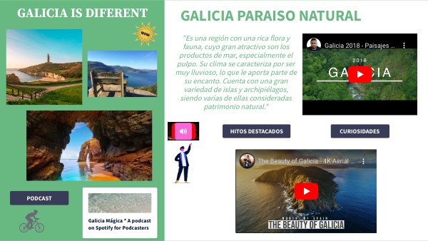 GALICIA PARAISO NATURAL | Genially