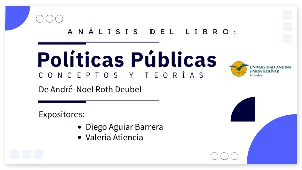 Políticas Públicas de André Roth | Genially