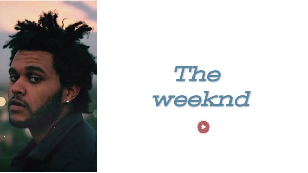 The weeknd--Marem