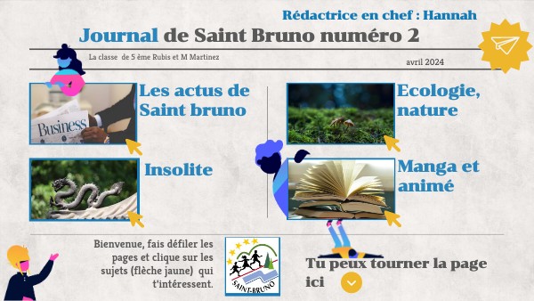le journal de saint bruno | Genially