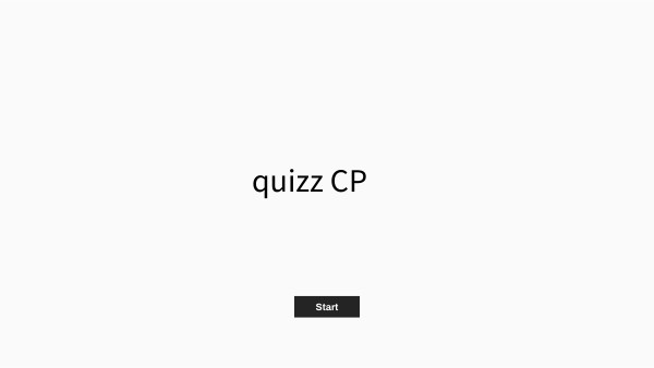 Quizz cp | Genially