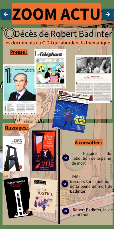 Zoom Actu 12- Robert Badinter