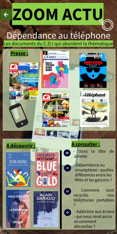 Zoom Actu 18 - dépendance au téléphone