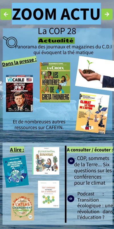 Zoom Actu 5 - COP 28