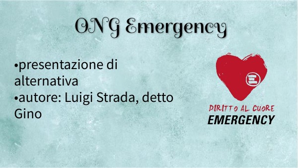 ong emergency | Genially
