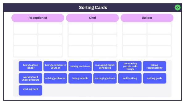 Sorting Cards | Genially