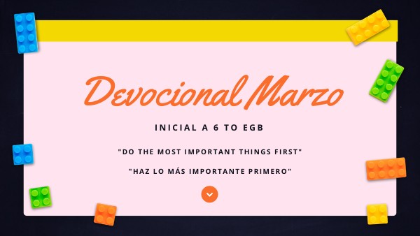 Devocional Marzo