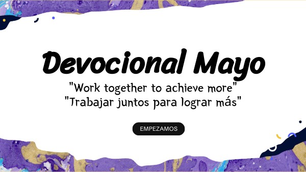 Devocional Mayo | Genially